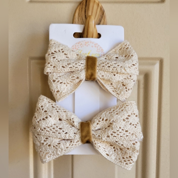 Handmade | Accessories | 2 Hair Bows For Girls Toddlers Mommy Me Hair ...